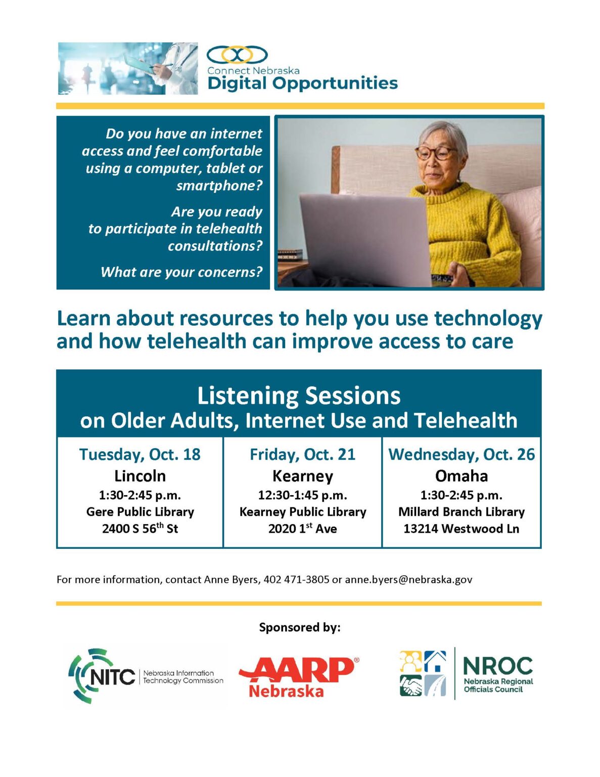 Telehealth Flyer – Central Nebraska Economic Development District